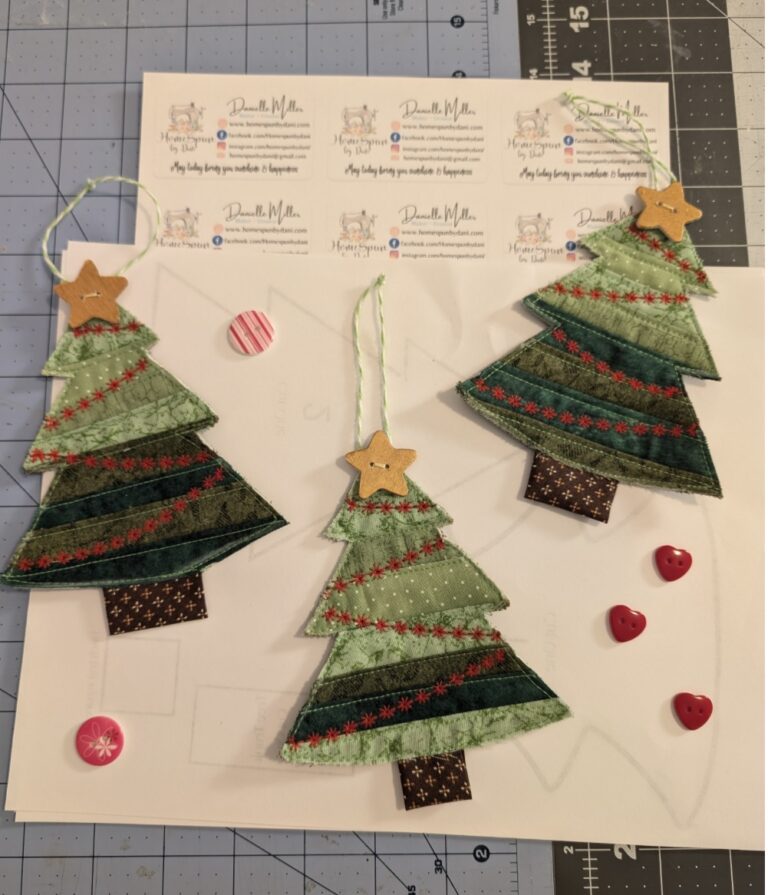 Christmas Tree Ornament — PDF Pattern – homespunbydani.com